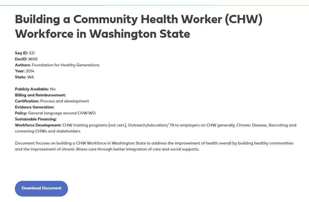 CHW Document Resource Center Communications Toolkit - NACHW - National ...