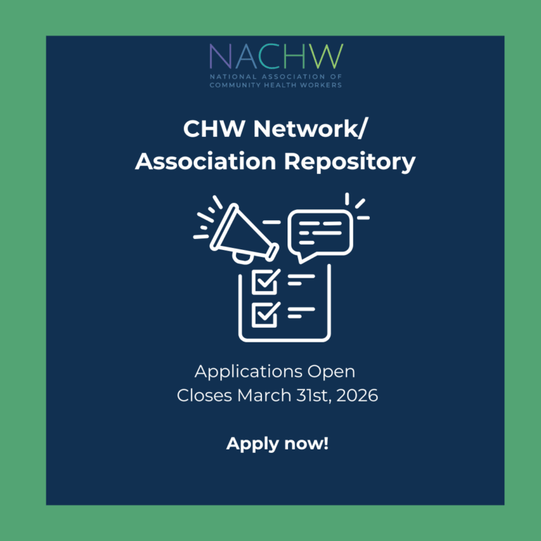 News - NACHW - National Association of Community Health Workers
